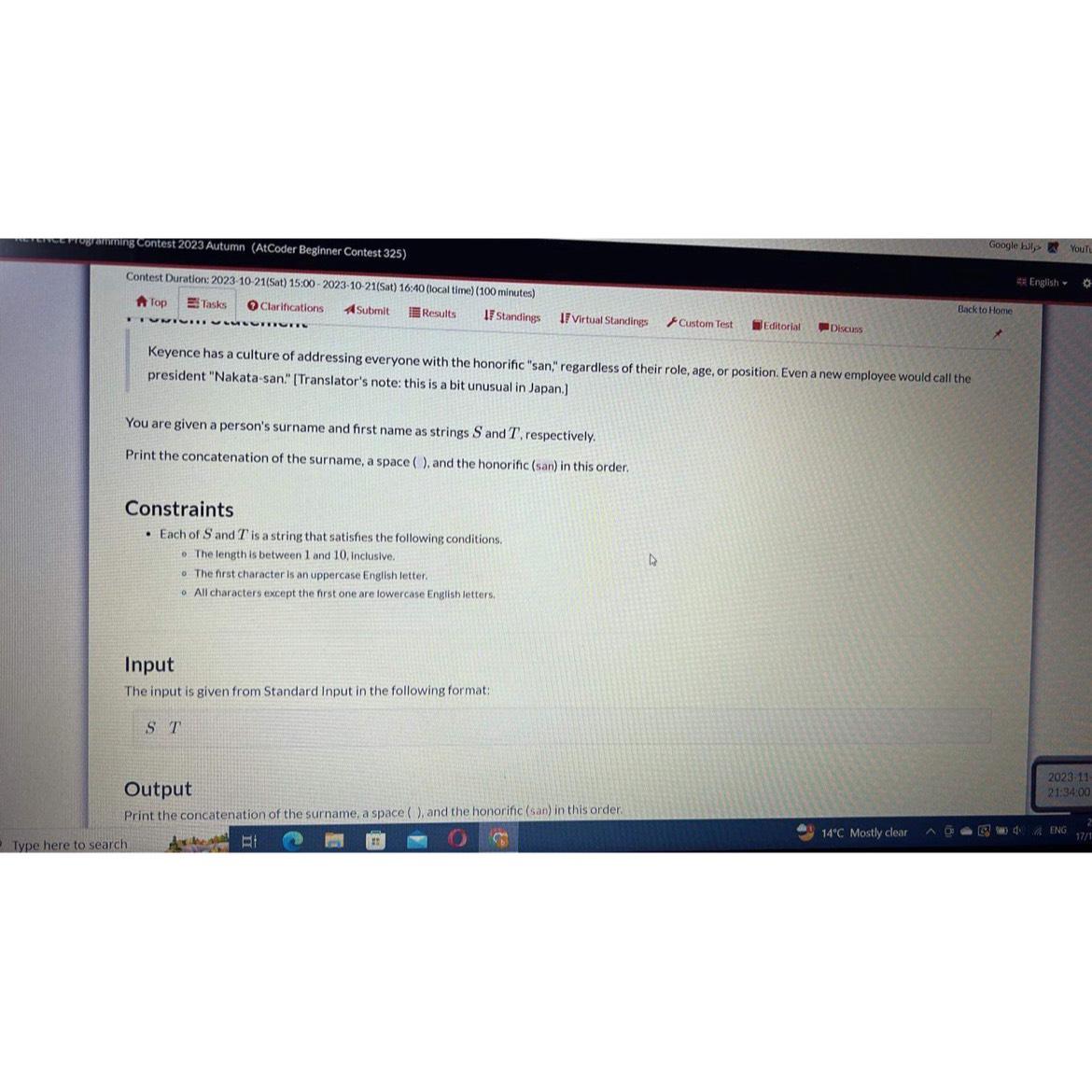Solved Keyence Has A Culture Of Addressing Everyone With The