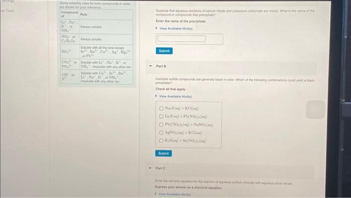 Solved camosund er compound thas pitciptate? Entar the name | Chegg.com