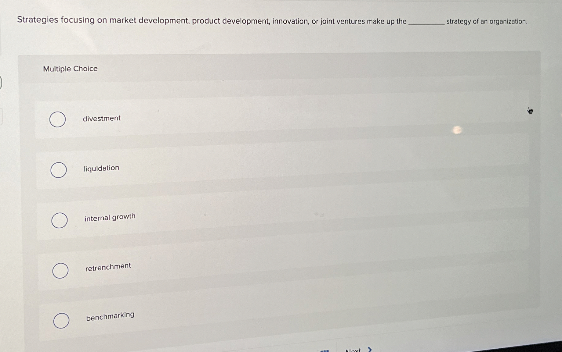 Solved Strategies focusing on market development, product | Chegg.com