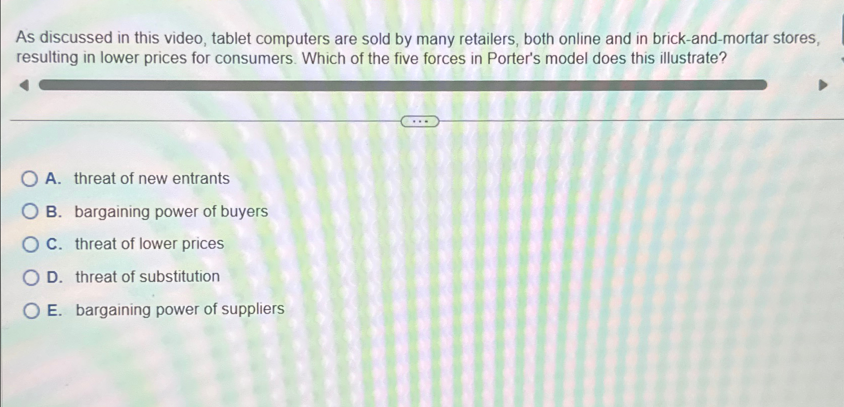 Solved As discussed in this video, tablet computers are sold | Chegg.com