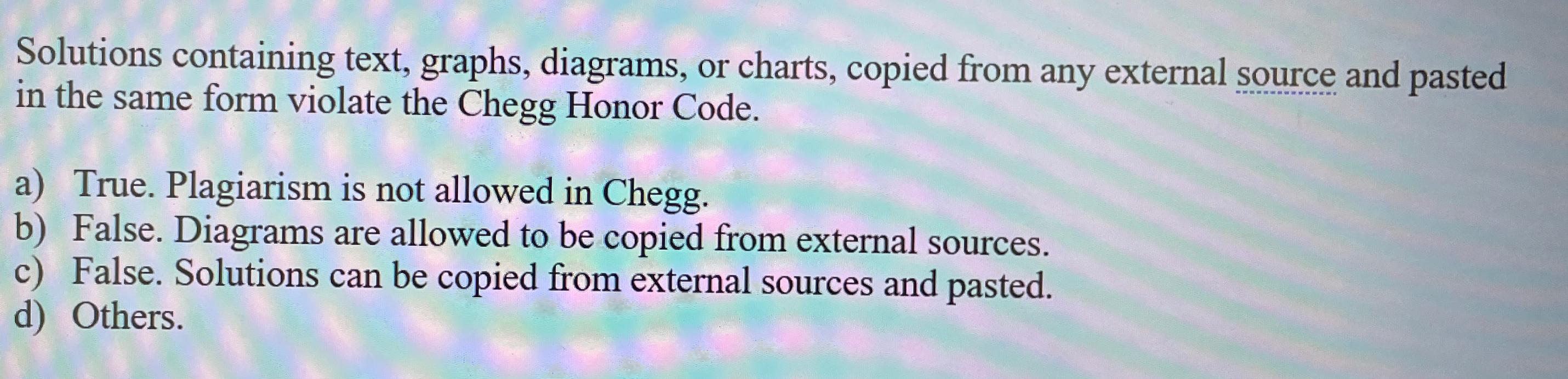 Solved Solutions containing text, graphs, diagrams, or | Chegg.com