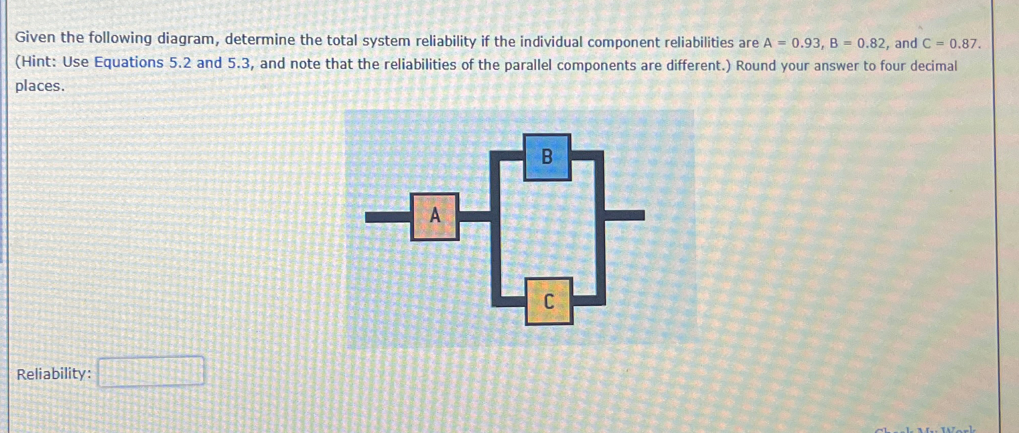 Solved Given the following diagram, determine the total | Chegg.com