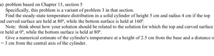 Solved a) problem based on Chapter 13 , section 5 | Chegg.com