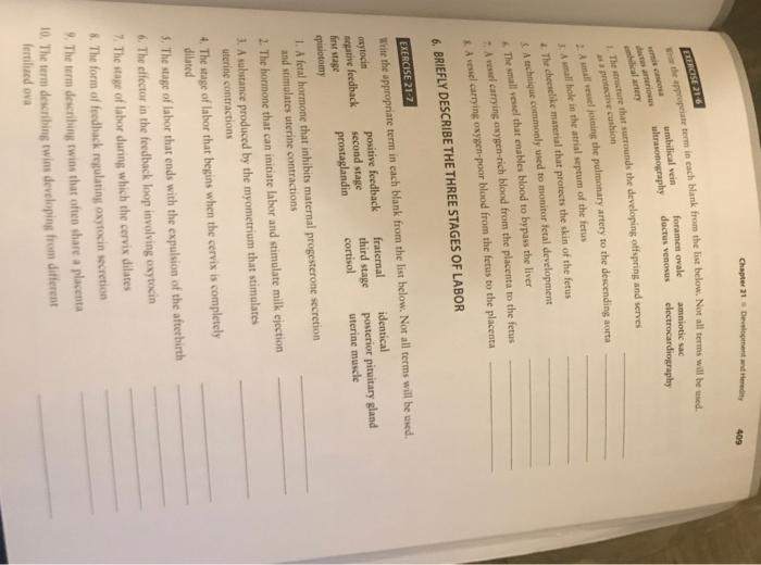 Solved in anall wened pouming the pulinonary artec the W. A | Chegg.com