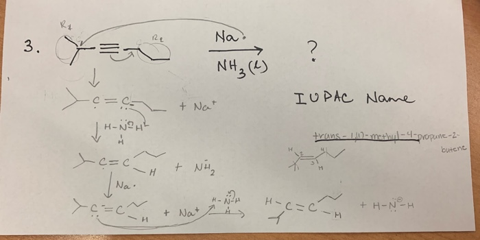 Solved Na 3. NH3() IUPAC Name +Nat H-NH 4 trans-1-m | Chegg.com