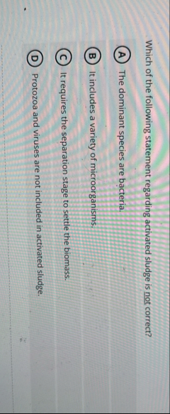 Solved Which of the following statement regarding activated | Chegg.com