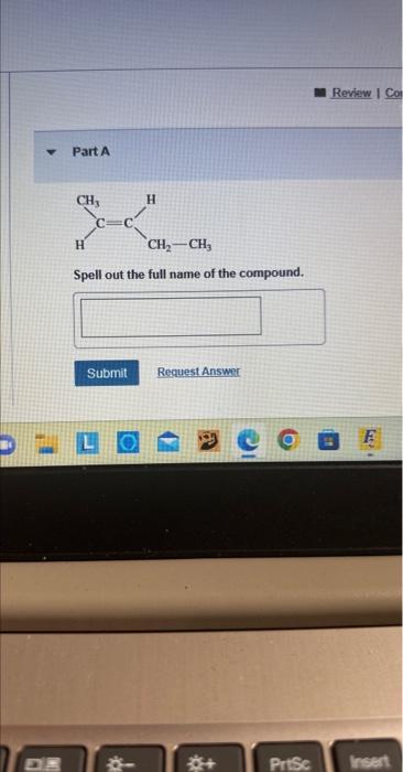 Solved Spell out the full name of the compound. Spell out | Chegg.com