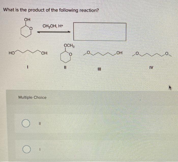 Solved What is the product of the following reaction? ОН | Chegg.com