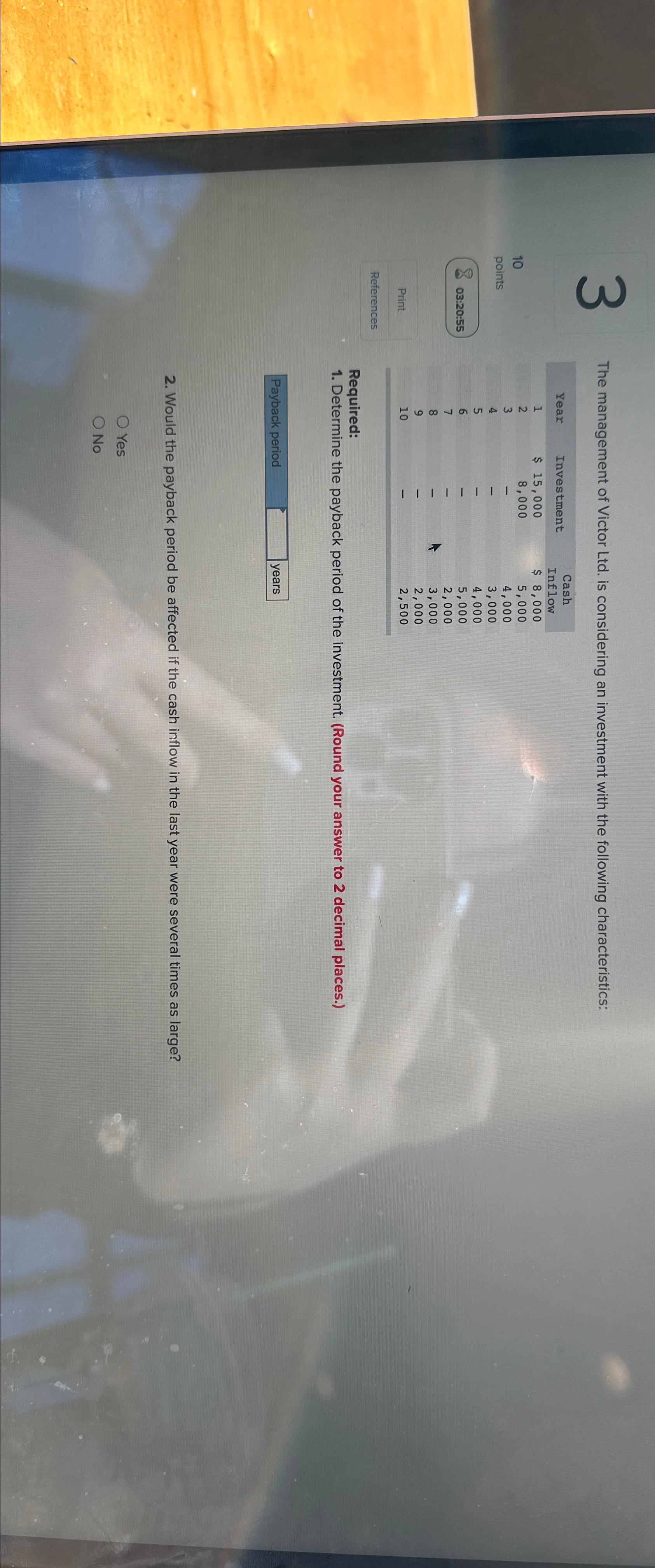 Solved The management of Victor Ltd. ﻿is considering an | Chegg.com