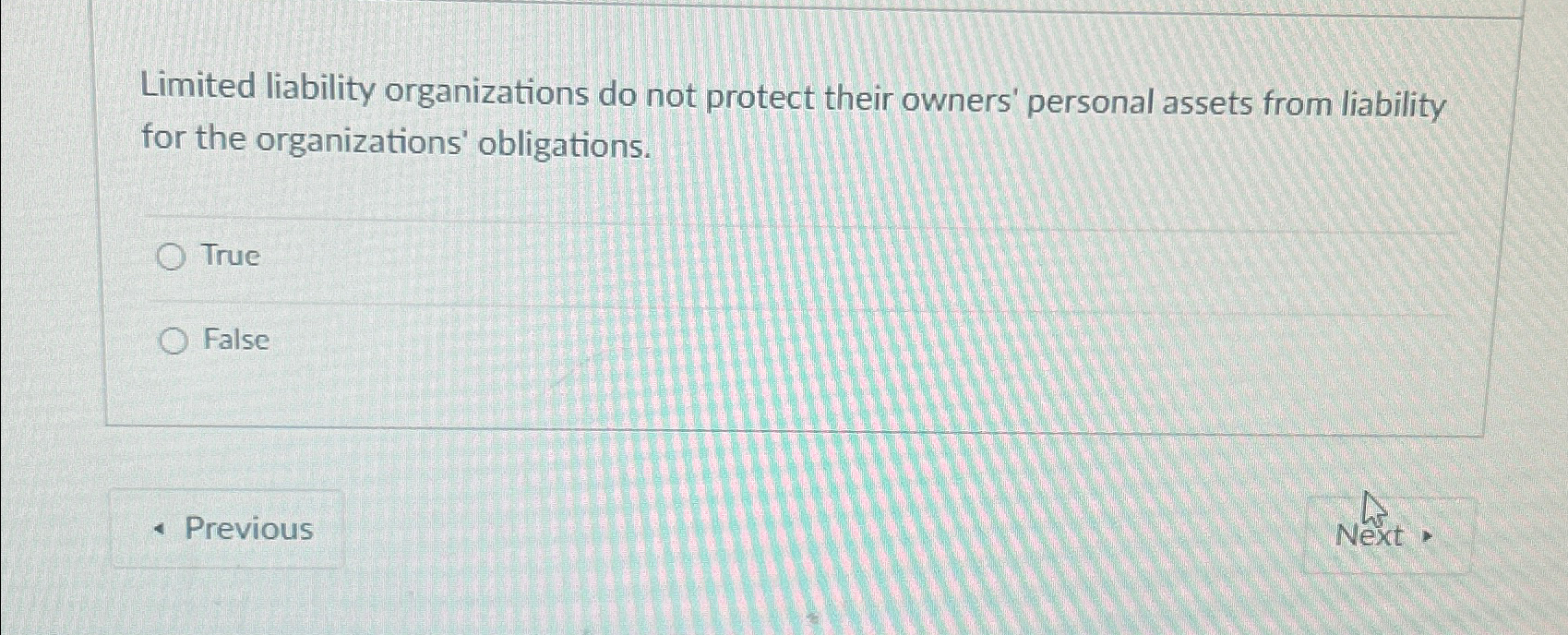 Solved Limited liability organizations do not protect their | Chegg.com