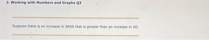 Solved 3. Working with Numbers and Graphs Q3 Suppose there | Chegg.com