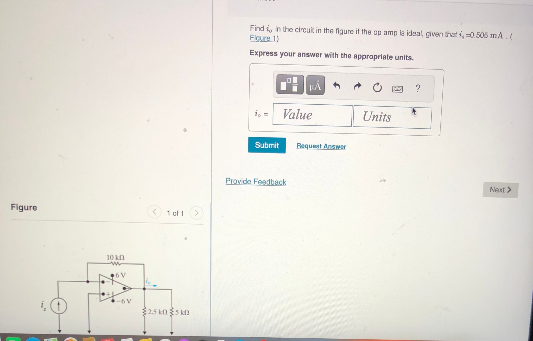Solved The op amp in the circuit in (Figure 1) ﻿is | Chegg.com