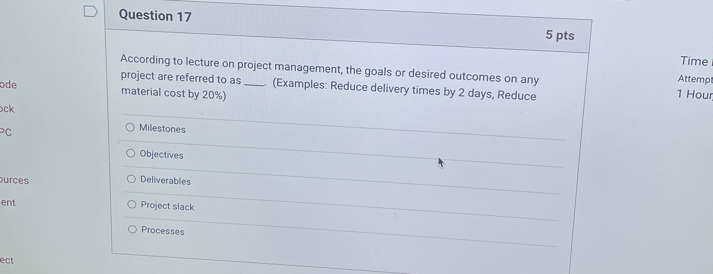 Solved Question 175 ﻿ptsAccording to lecture on project | Chegg.com