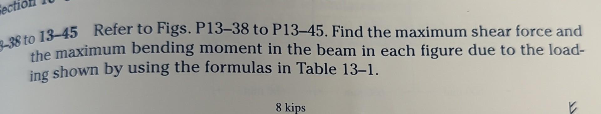 Solved 38 to 13-45 Refer to Figs. P13-38 to P13-45. Find the | Chegg.com