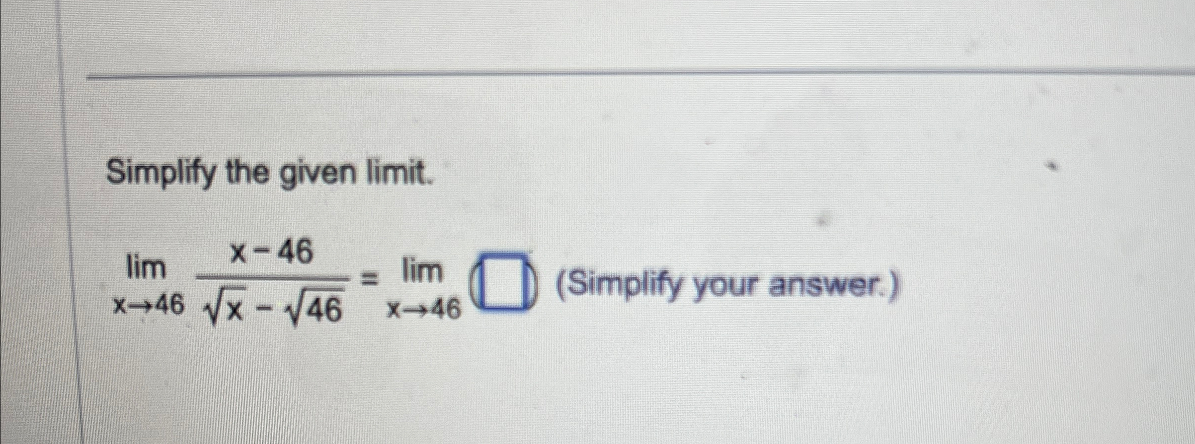Solved Simplify the given | Chegg.com