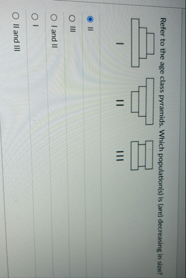 Refer to the age class pyramids. Which population(s) | Chegg.com