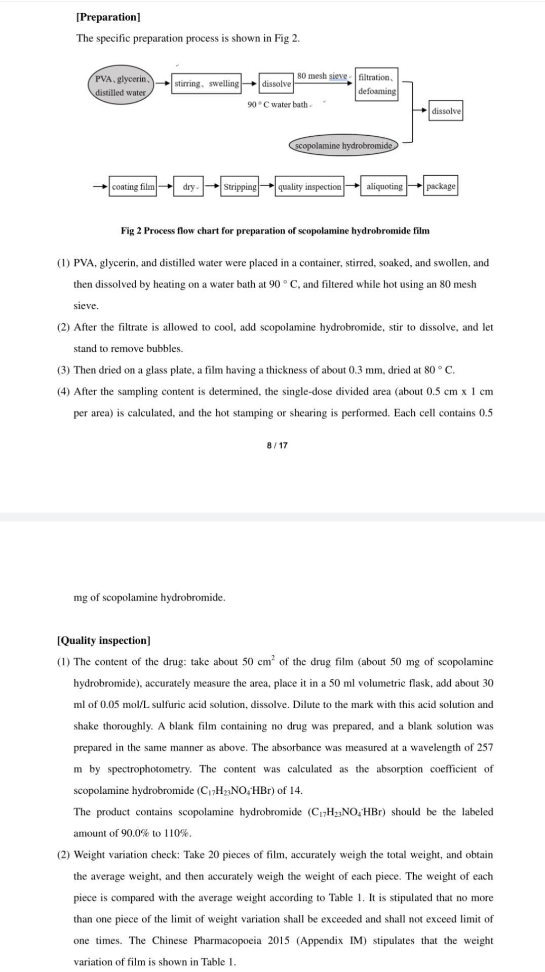 The preparation process is shown in Fig 2. It is also | Chegg.com