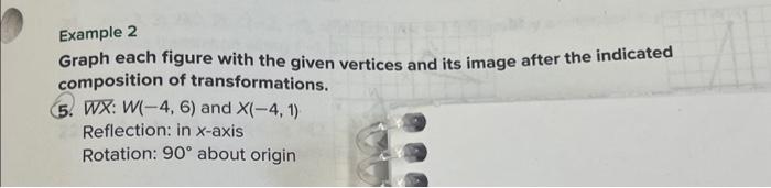 Solved Example 2 Graph each figure with the given vertices | Chegg.com