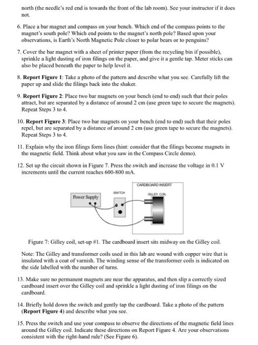 Solved Part A: Magnetic Field Mapping 5. Test your magnetic | Chegg.com
