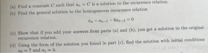 Solved 4. In this problem, our goal will be to solve the | Chegg.com