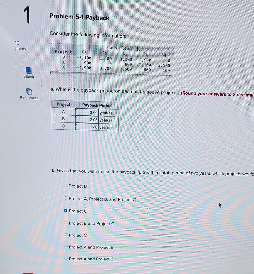 Solved Consider the following information: a. What is the | Chegg.com