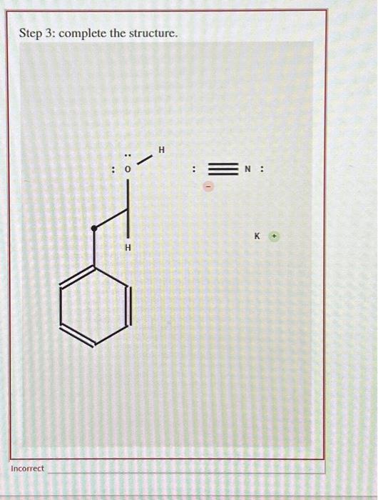Solved Complete the electron-pushing mechanism for the given | Chegg.com