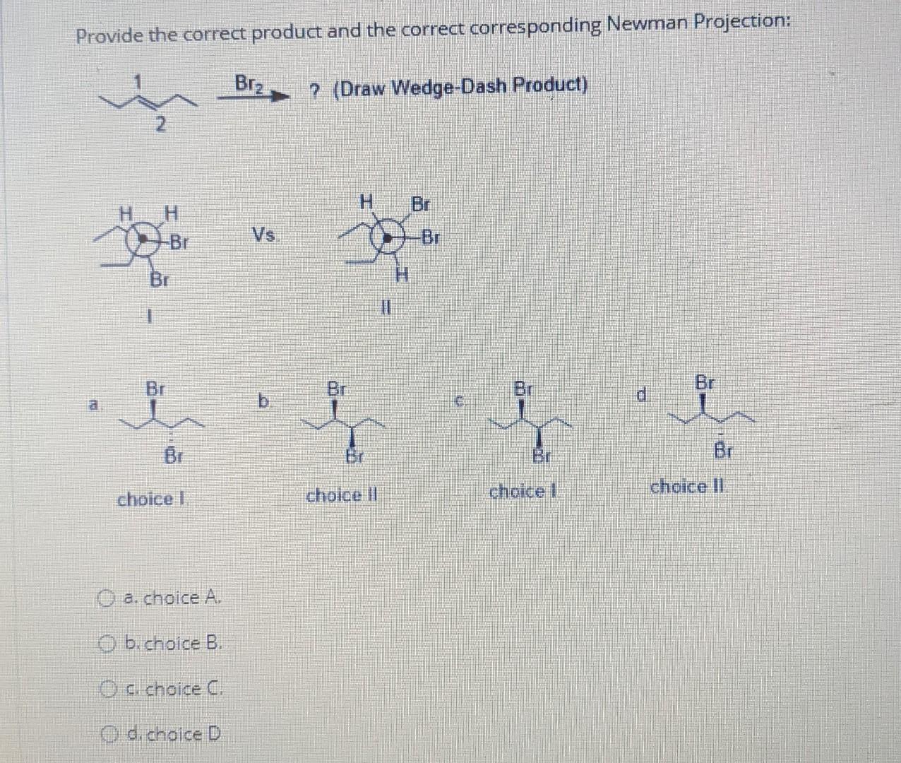 Solved Provide the correct product and the correct | Chegg.com