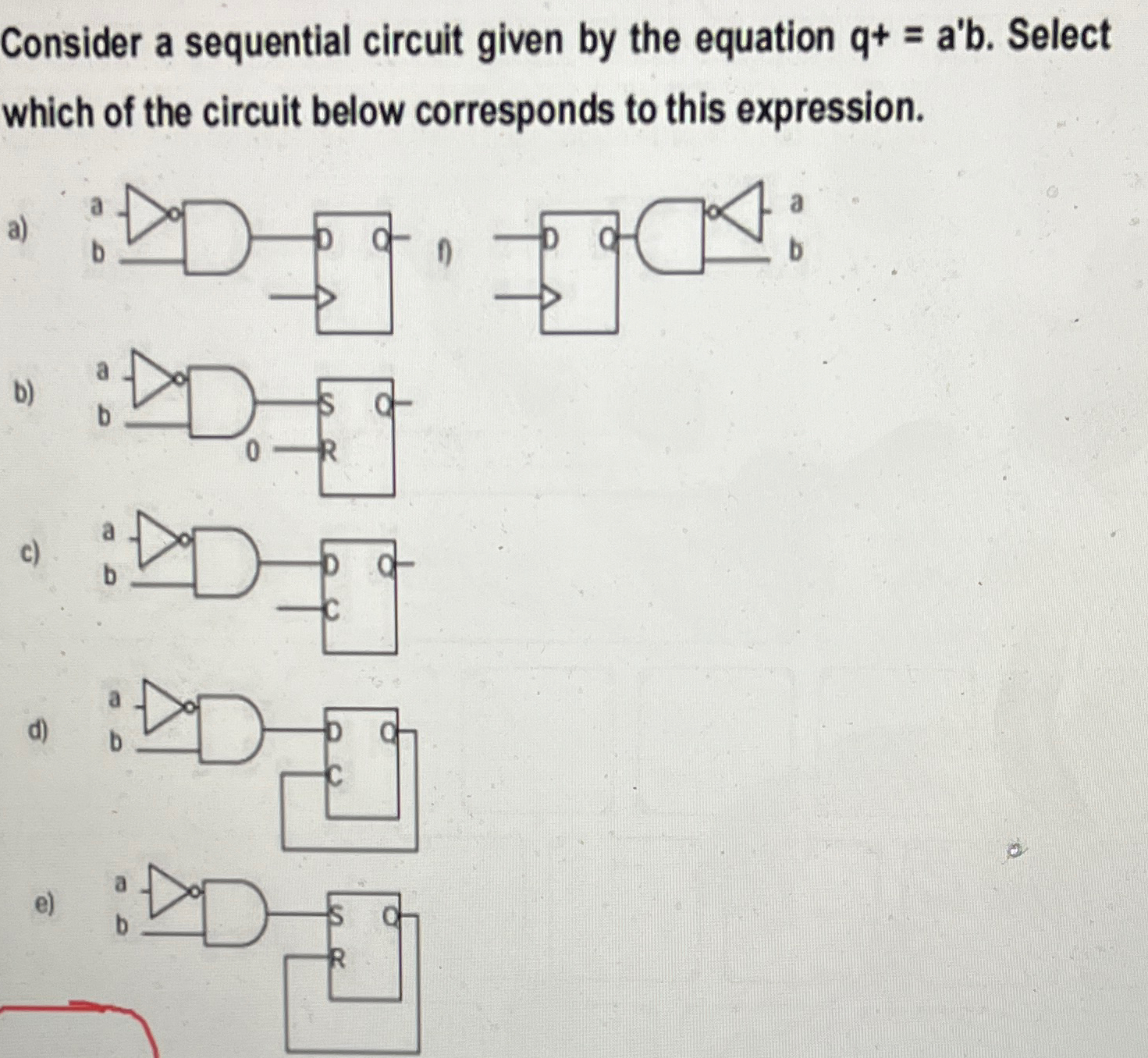 Solved Consider a sequential circuit given by the equation | Chegg.com