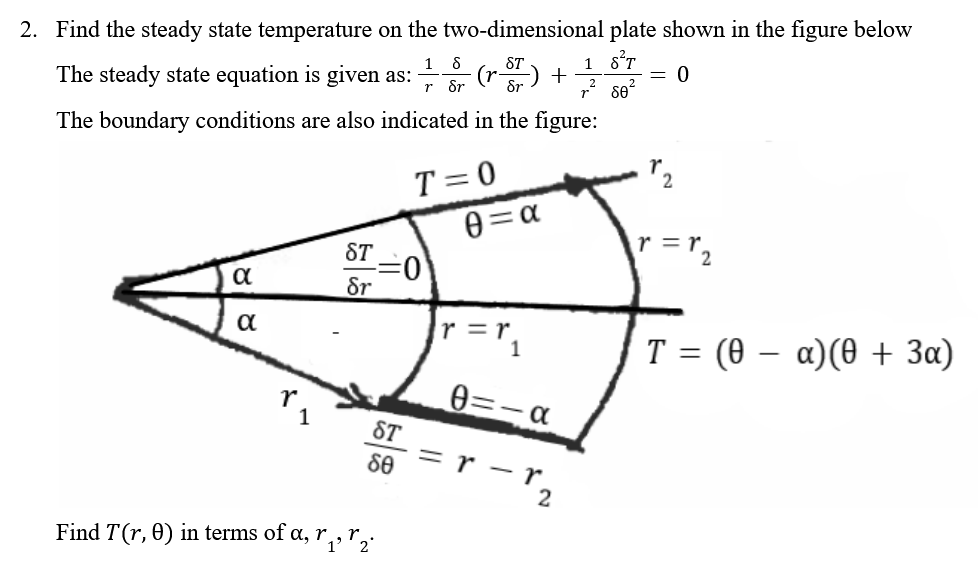 Solved Find the steady state temperature on ﻿the | Chegg.com