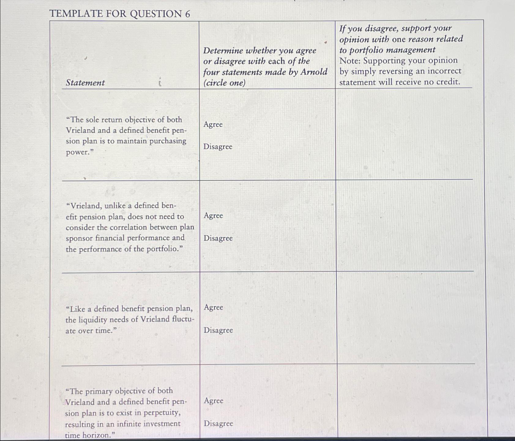 Solved TEMPLATE FOR QUESTION | Chegg.com