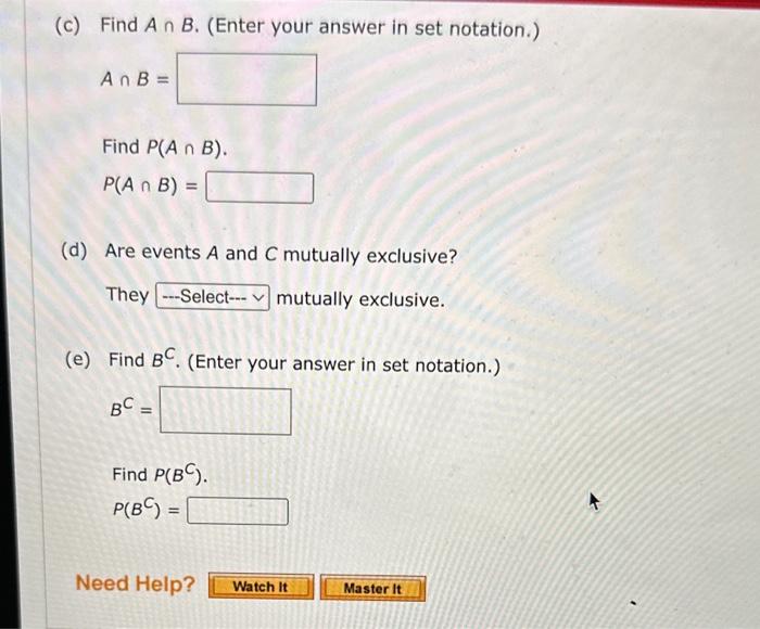 Solved Suppose that we have a sample space | Chegg.com