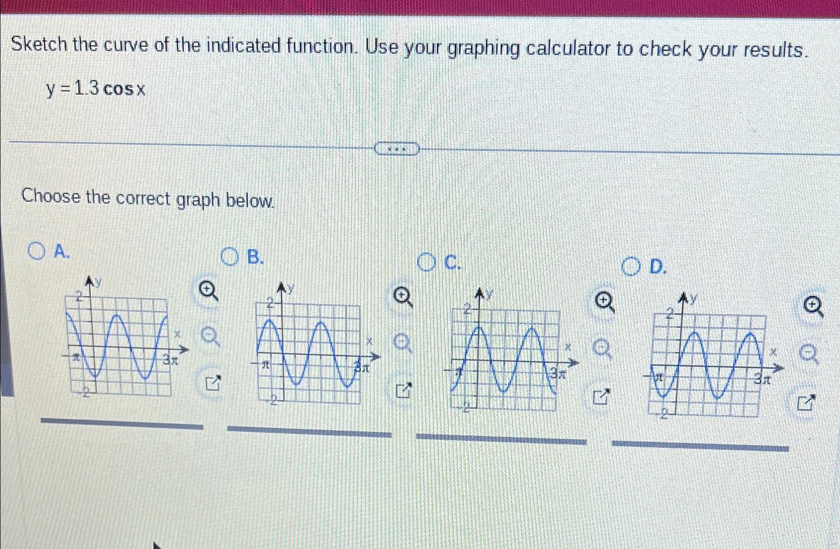 Solved Sketch the curve of the indicated function. Use your | Chegg.com