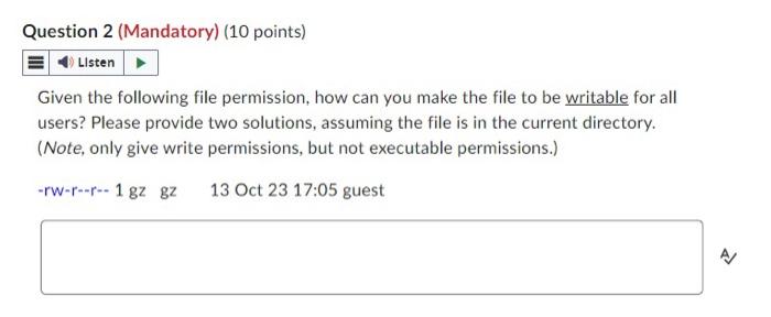 Solved Unix using Linux. Please explain the reasoning for | Chegg.com Solved Unix using Linux. Please explain the reasoning for | Chegg.com