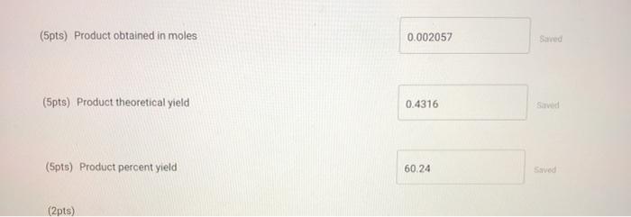 Solved Submission - Pinacol Rearrangement REPORT SUMMARY | Chegg.com