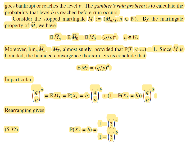 Solved = I Example 5.31 (Asymmetric Random Walk) Let X = | Chegg.com