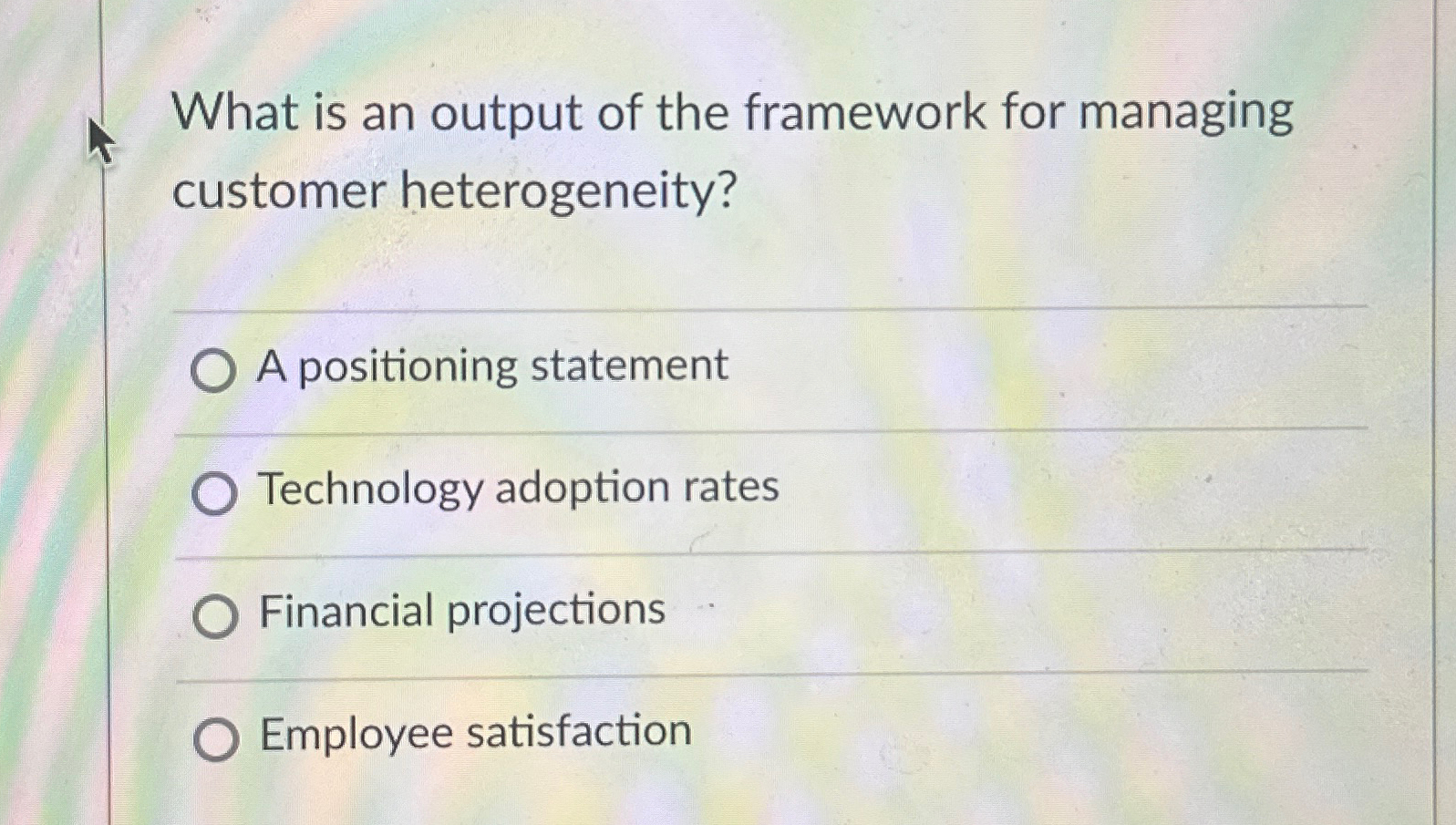 Solved What is an output of the framework for managing | Chegg.com