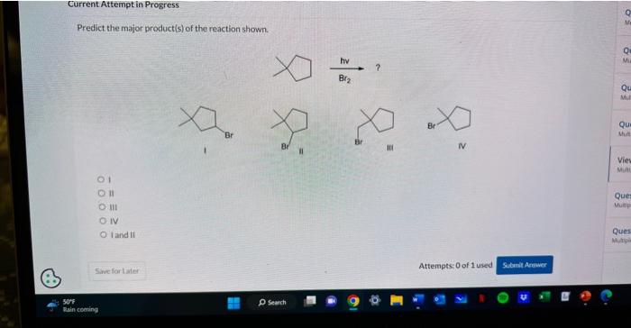 Solved Current Attempt in Progress Predict the major | Chegg.com