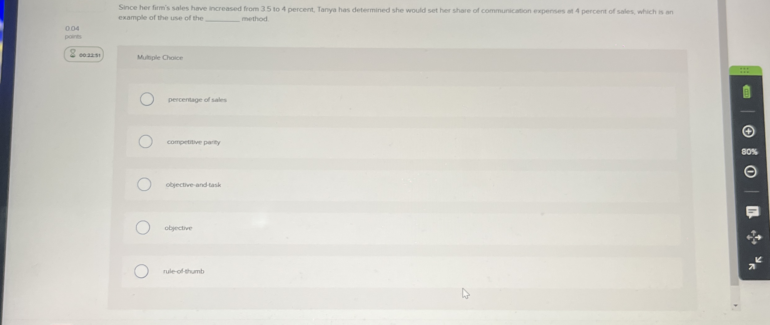 Solved Since her firm's sales have increased from 3.5 ﻿to 4 | Chegg.com