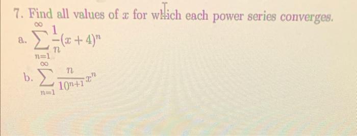 Solved i need help on 7a and 7b please can you show the work | Chegg.com