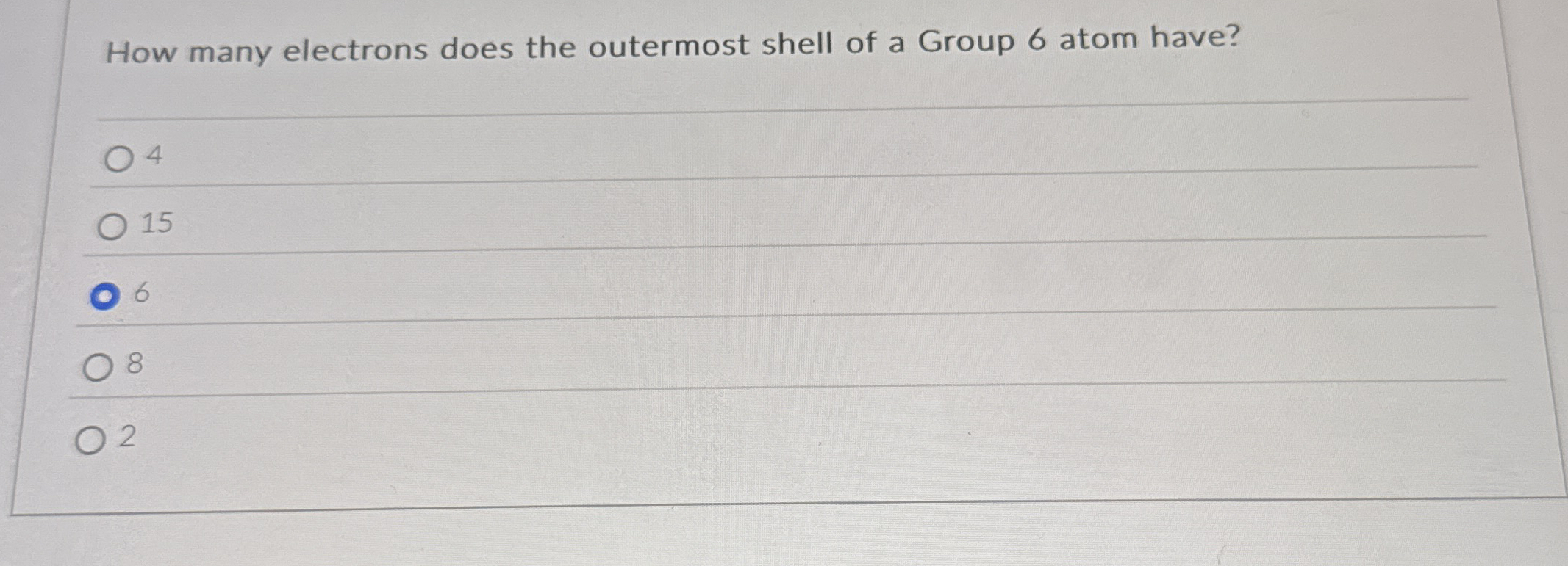 How many electrons does the outermost shell of a | Chegg.com