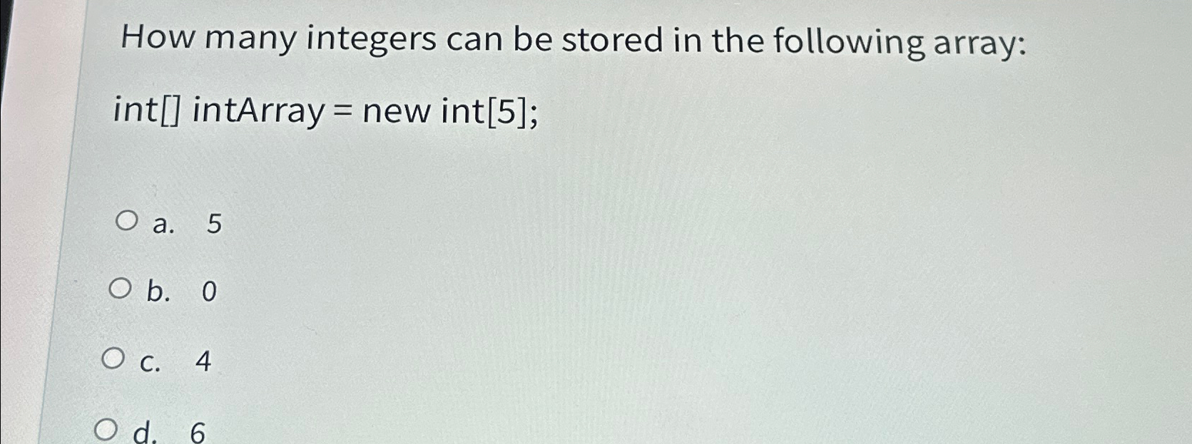 Solved How many integers can be stored in the following | Chegg.com