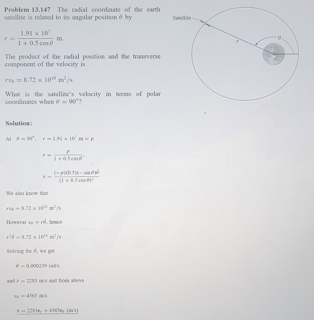 Solved Please explain all stepsProblem 13.147 ﻿The radial | Chegg.com