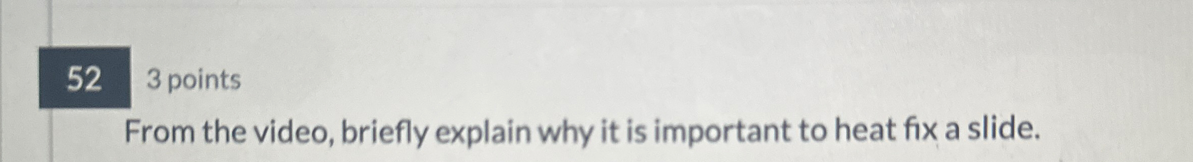 Solved 523 ﻿pointsFrom the video, briefly explain why it is | Chegg.com
