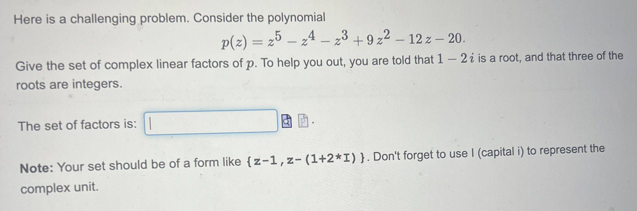 Solved Here is a challenging problem. Consider the | Chegg.com