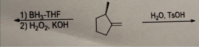Solved 2) H2O2,KOH 1) BH3-THF | Chegg.com