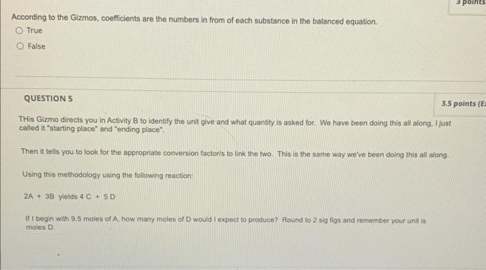 Solved According to the Gizmos, coefficients are the numbers | Chegg.com