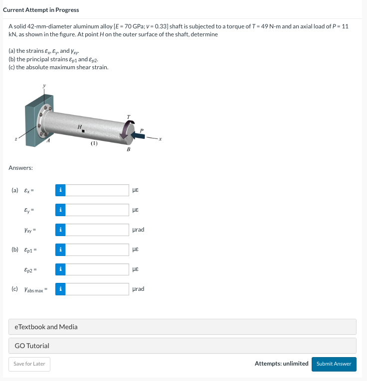 Solved Current Attempt in ﻿ProgressA solid 42-mm-diameter | Chegg.com