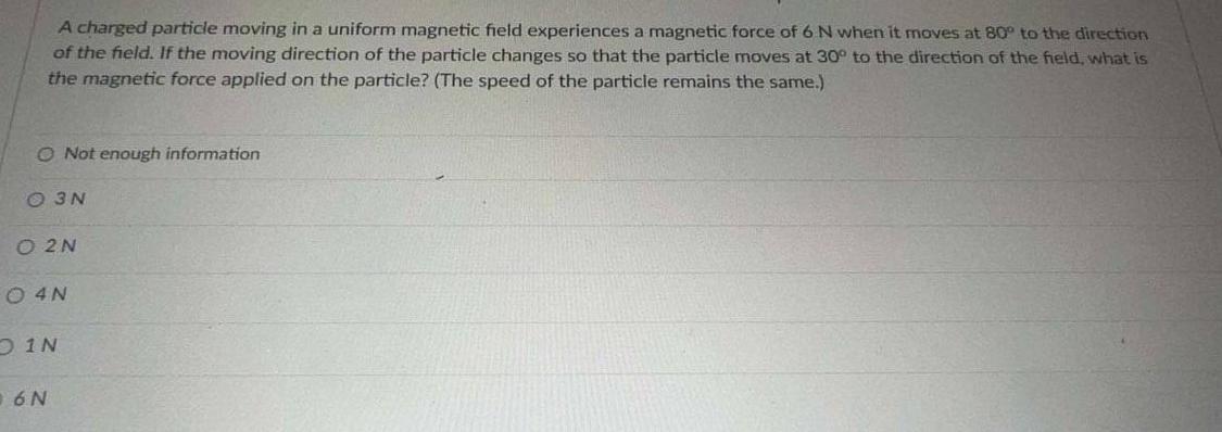 Solved A charged particle moving in a uniform magnetic field | Chegg.com