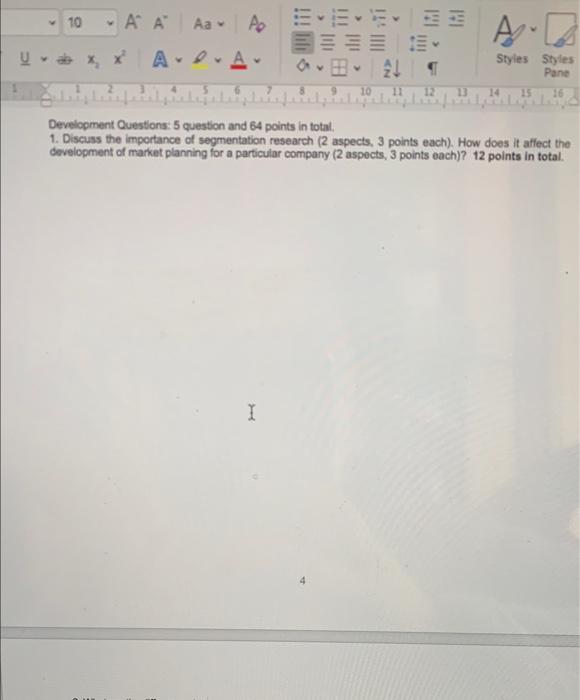 Solved Development Questions: 5 question and 64 points in | Chegg.com
