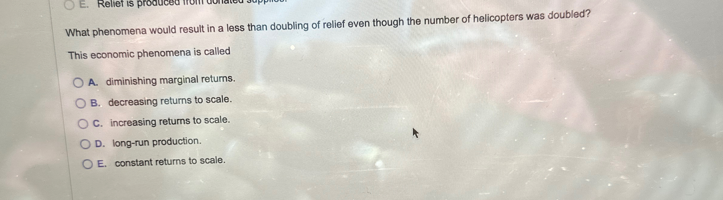 Solved What phenomena would result in a less than doubling | Chegg.com